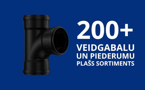 Skaņu absorbējošās kanalizācijas caurules | Pipelife